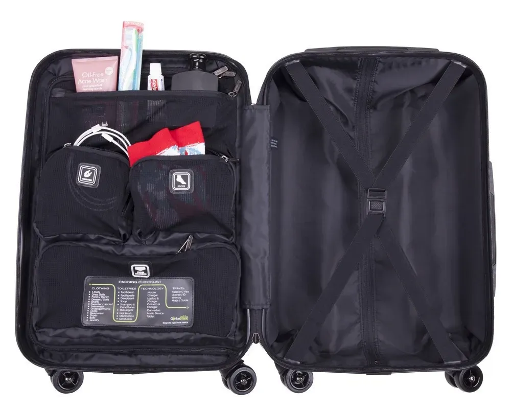 Genius Pack Review: 21" Hardside Spinner Carry-On Suitcase