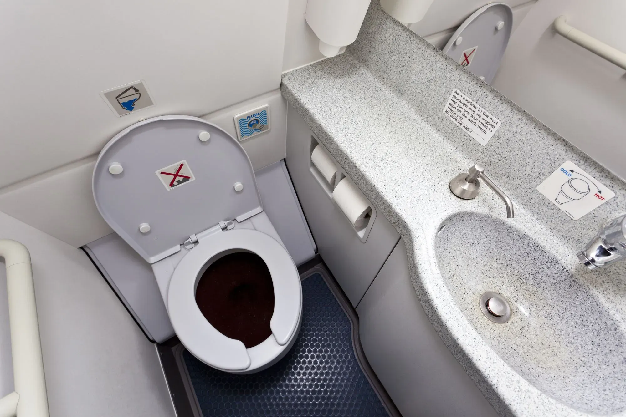 Where Does Poop Go on a Plane?